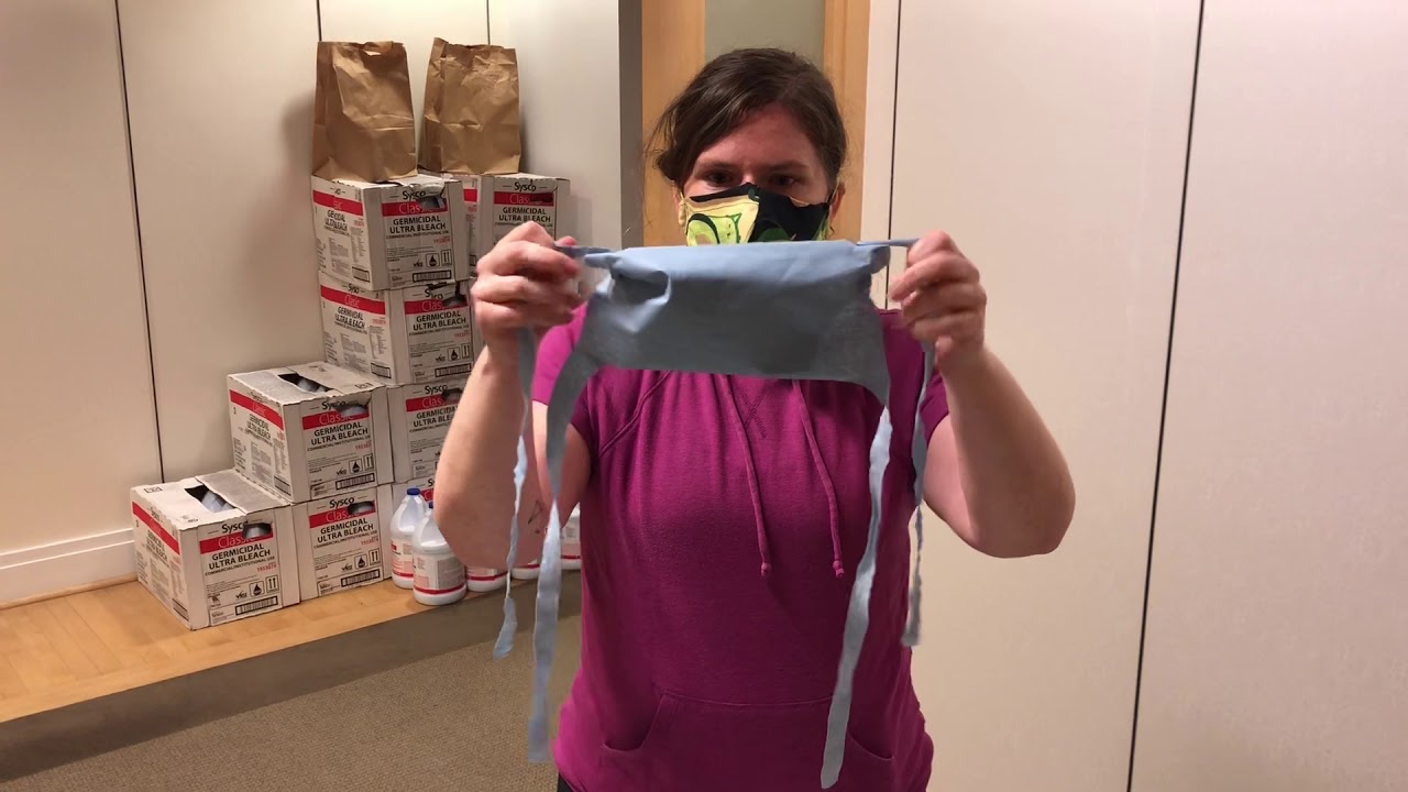DC-provided PPE mask instructions - YouTube