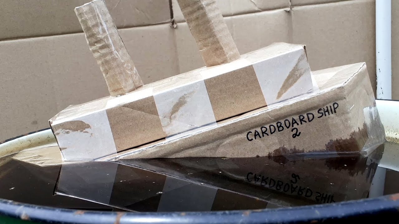 Cardboard Ship 2 is SINKING - YouTube