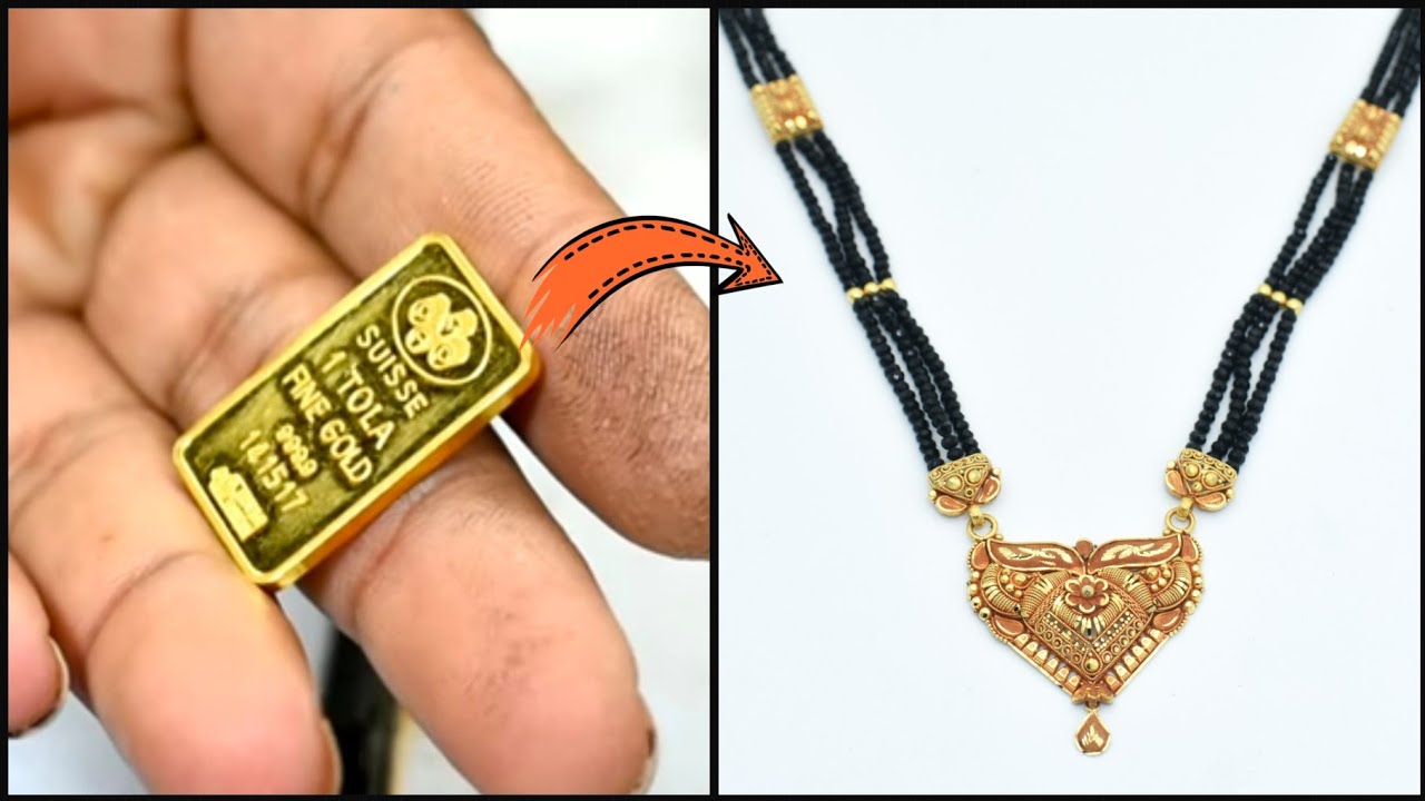 How to Make Gold Haari Mangalsutra | Proof of 24K Gold Jewellery Making ...