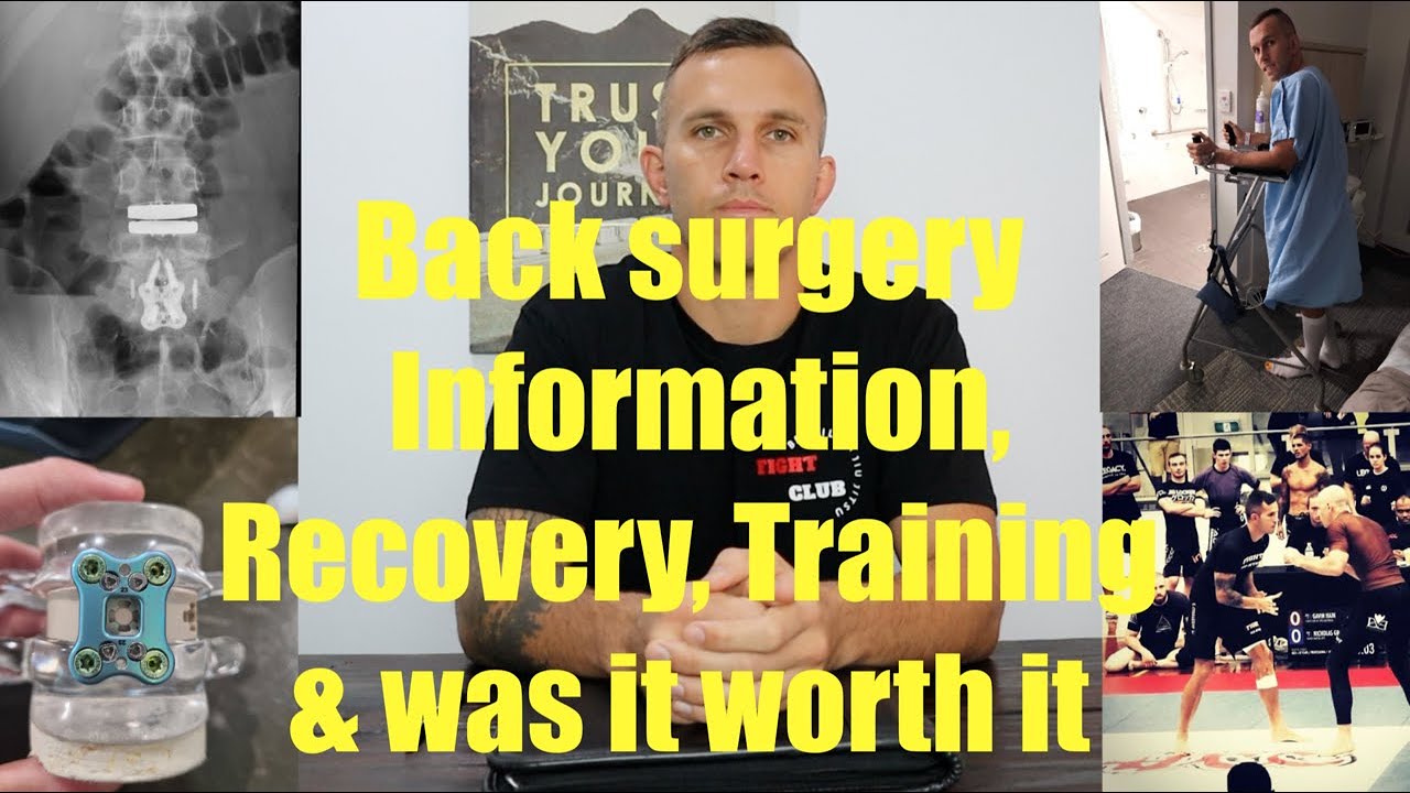 Back surgery - My journey so far - YouTube