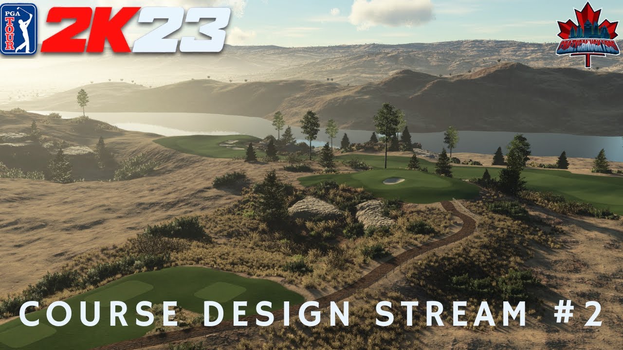 PGATour 2K23 COURSE DESIGN STREAM #2 - FINISHING HOLE 1! - YouTube