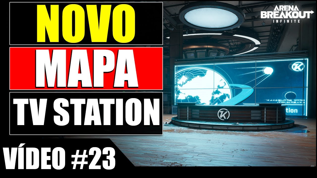 NOVO MAPA ESTAÇÃO DE TV ARENA BREAKOUT INFINITE TV STATION GAMEPLAY ...