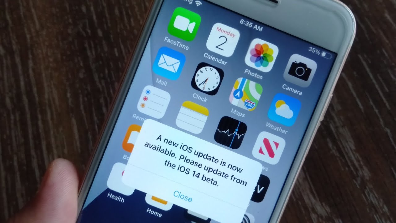 New iOS Update IS Now Available. Please Update From The iOS 14 Beta Bug ...