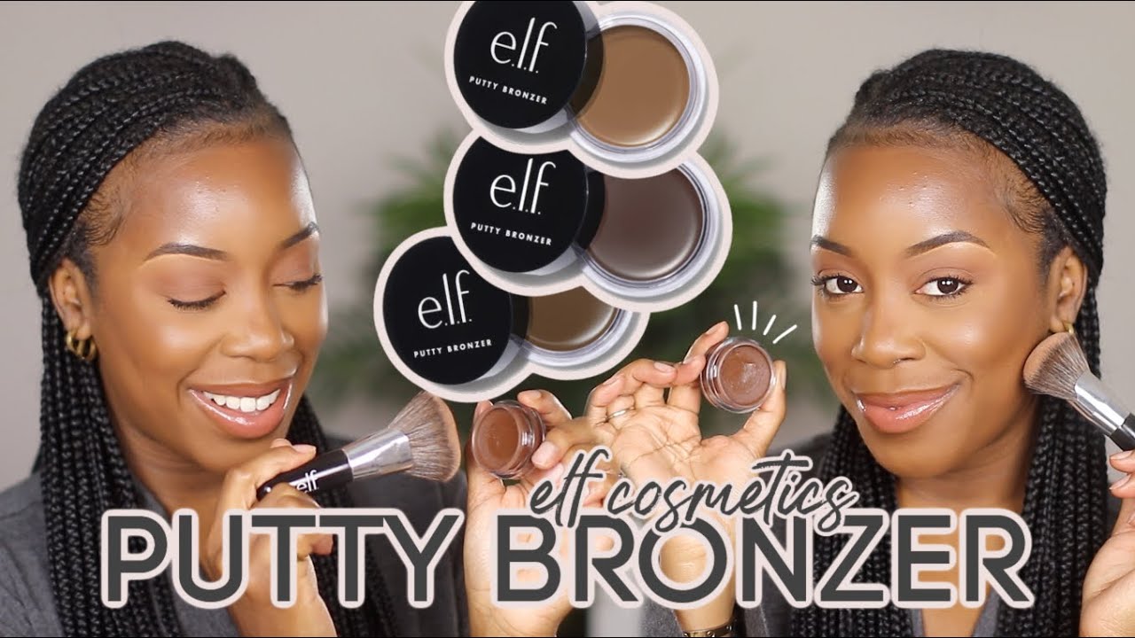 ELF GAVE US NON-ASHY BRONZERS! | ELF COSMETICS PUTTY BRONZER *3 SHADES ...