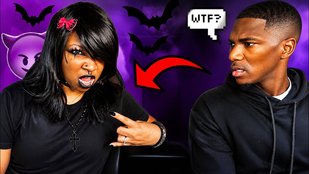 Acting Emo Prank To See My Husband's Reaction - YouTube