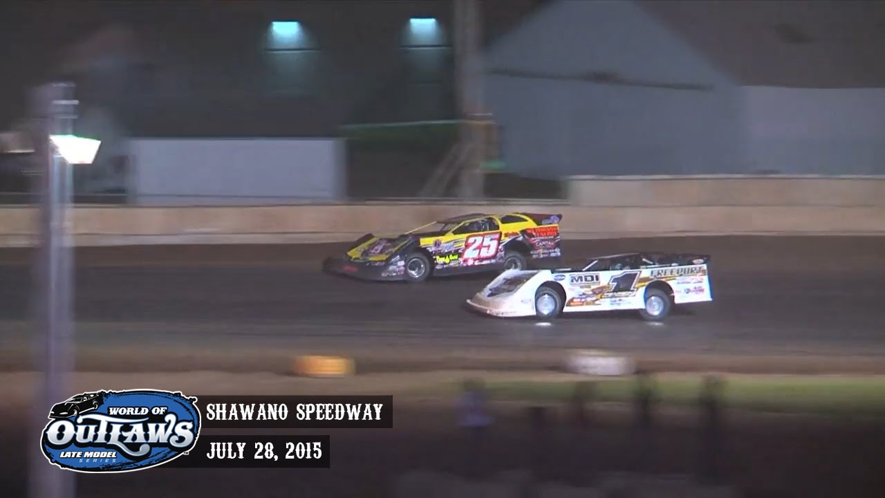 Highlights: World of Outlaws Late Model Series Shawano Speedway July ...