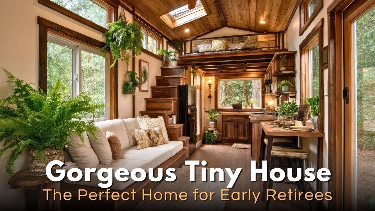 Gorgeous Tiny House Tour: The Perfect Home for Early Retirees - YouTube