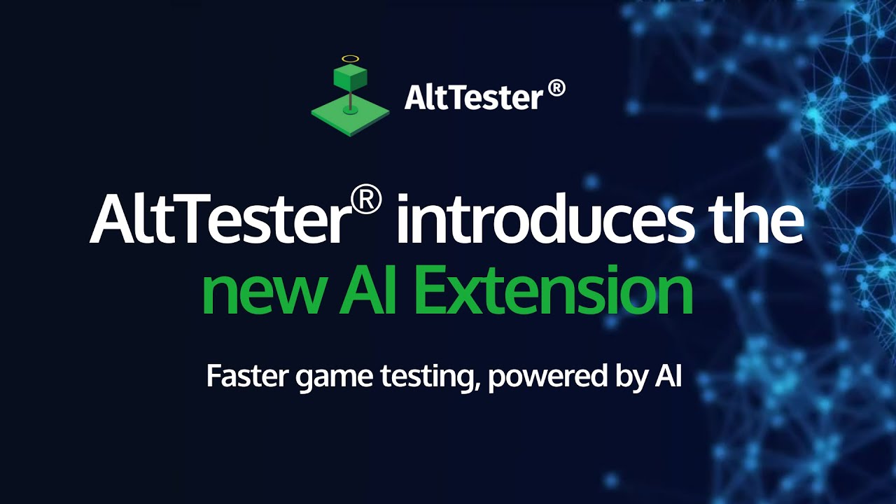 Get faster game testing with AltTester® AI Extension [Demo] - YouTube