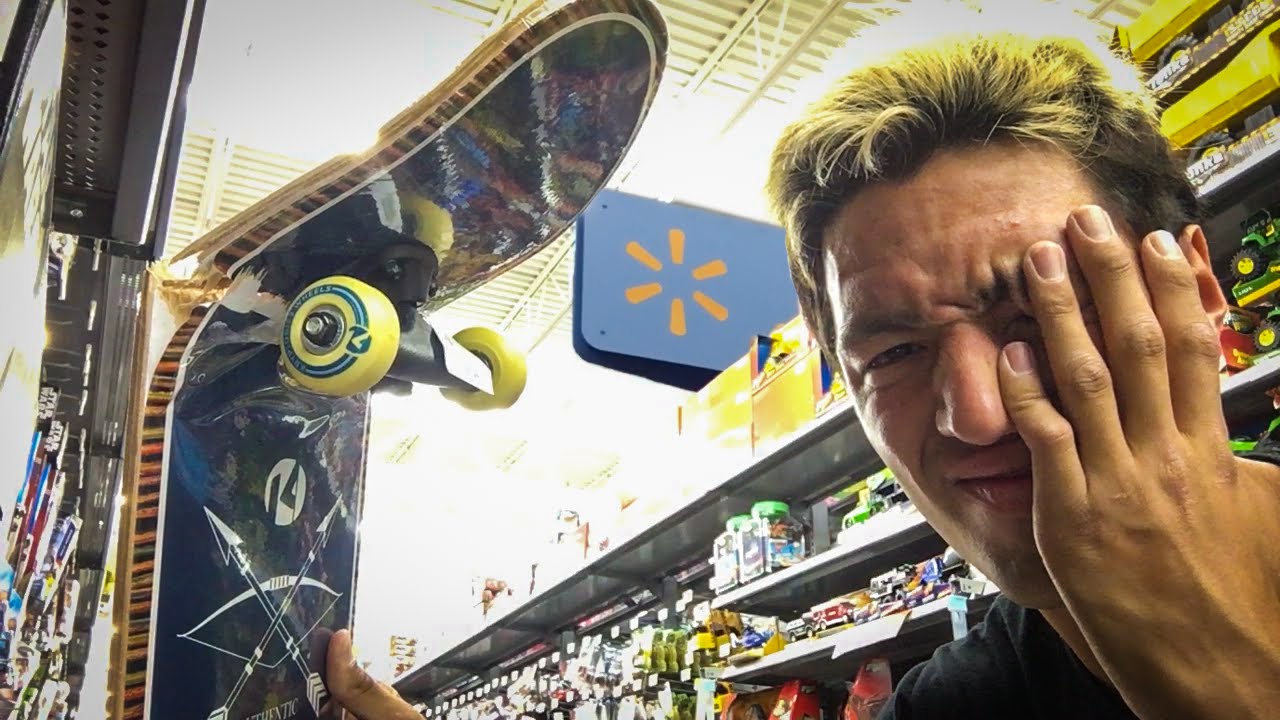 $15 SKATEBOARD?! WALMART SKATING FAILS - YouTube