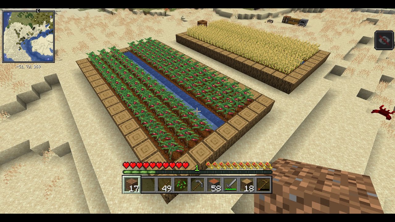 Wheat & Tomato Farm! | Farming Crossing 5 (Ep.3) | Minecraft -Java ...