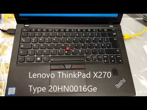 Lenovo ThinkPad X270 Ultrabook - 20HN0016GE/ 20HN0016 - YouTube