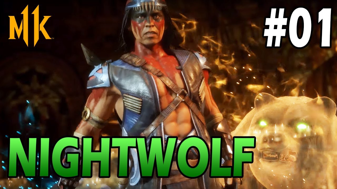 NIGHTWOLF - Mortal Kombat 11 Aftermath (DLC) #01 - YouTube