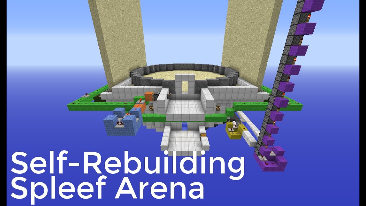 Self Rebuilding Spleef Arena (Very Fast) - YouTube