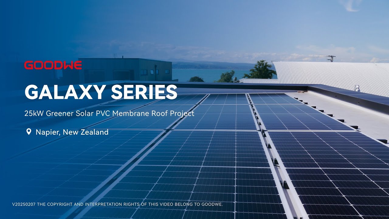 Membrane Roof Solar Installation | NZ Napier Greener Solar 25kW Galaxy ...