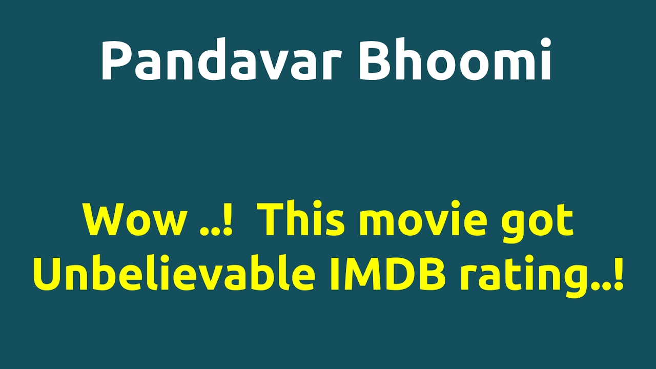 Pandavar Bhoomi |2001 movie |IMDB Rating |Review | Complete report ...