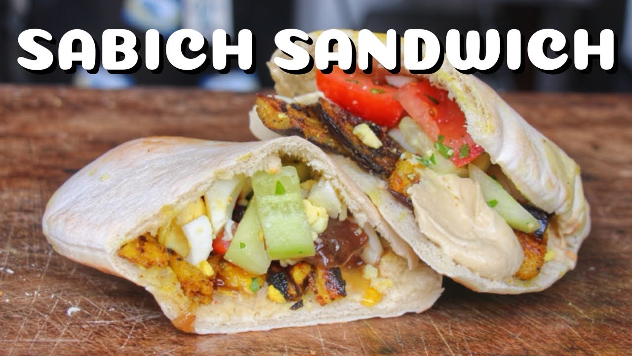SABICH SANDWICH - Israelian STREET FOOD SANDWICH HOMEMADE - 0815BBQ ...