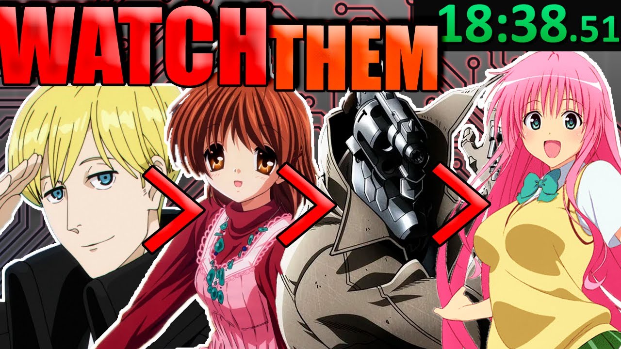 Anime Recommendation Speedrun - YouTube