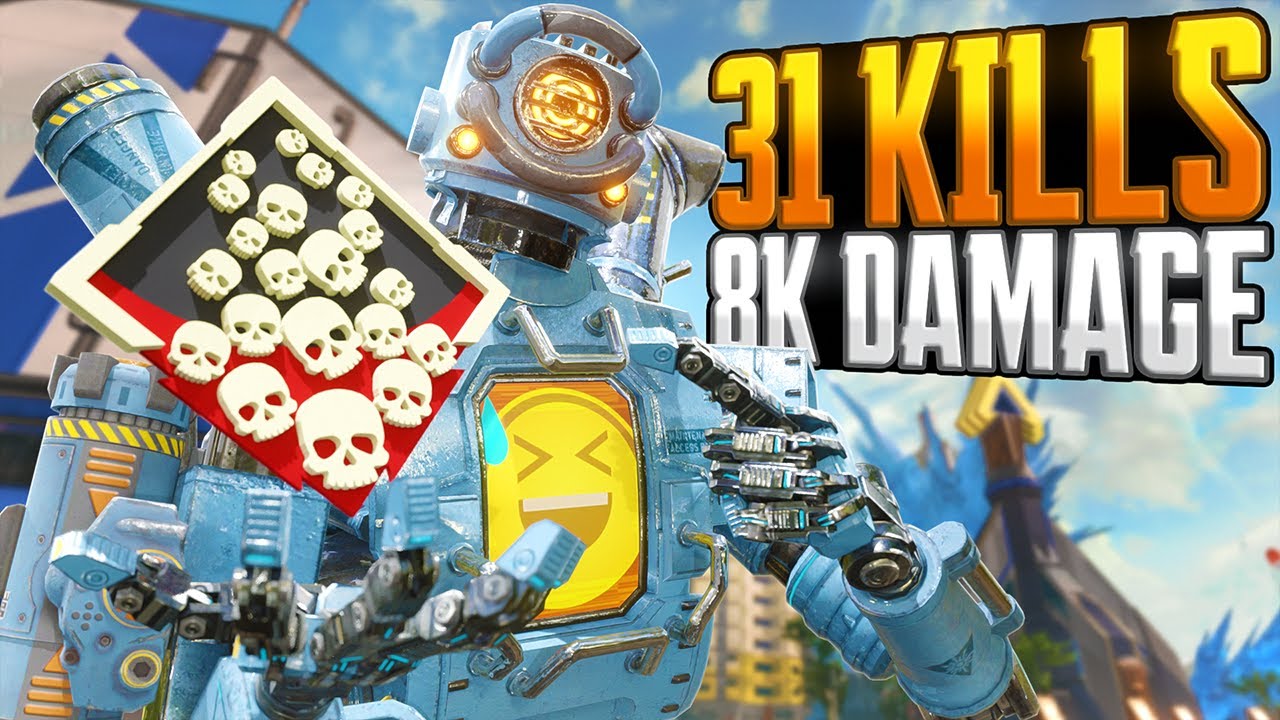 INSANE Pathfinder 31 KILLS and 8K Damage Apex Legends - YouTube