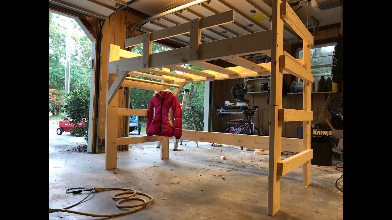 Diy Bunk Bed Youtube