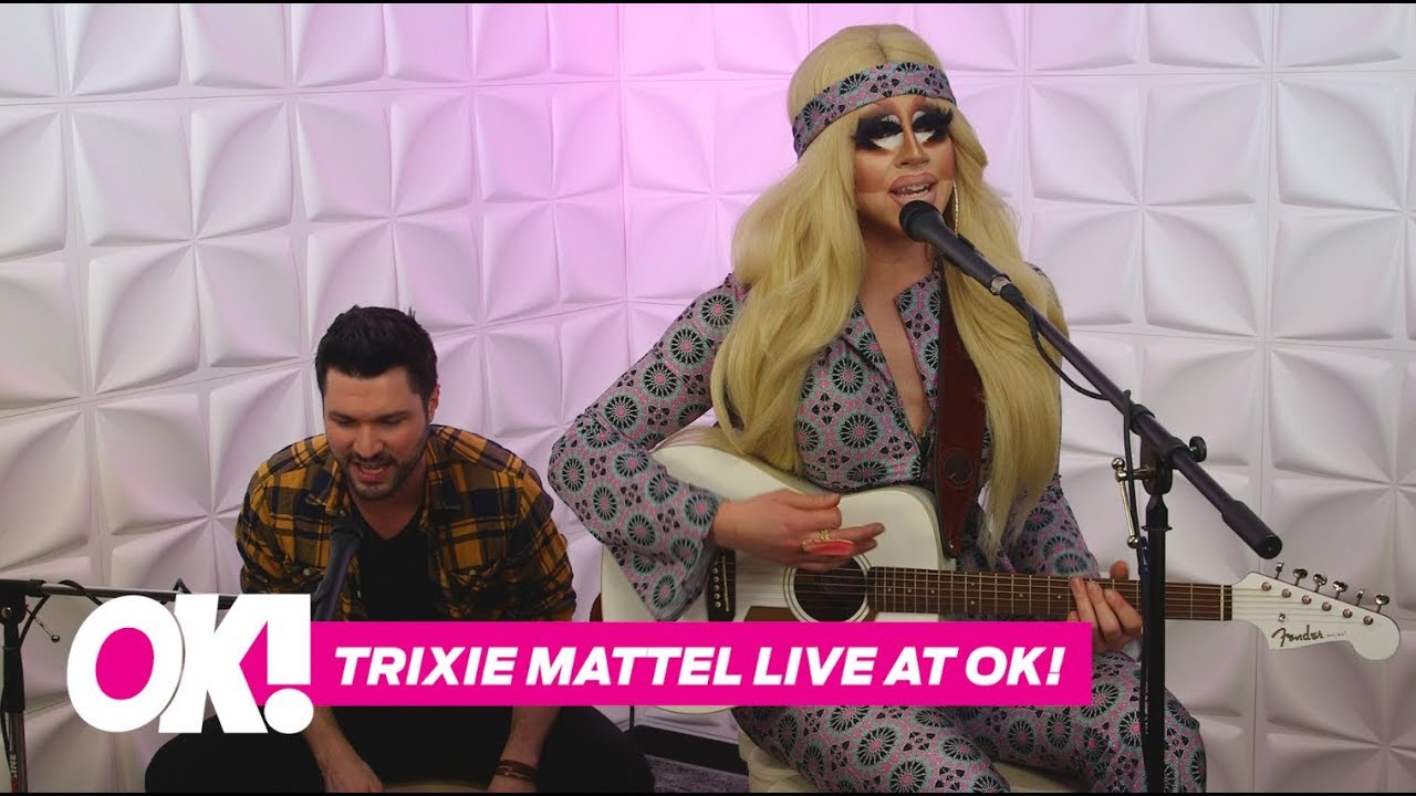 Trixie Mattel Performs "Break Your Heart" Live At OK! Magazine - YouTube