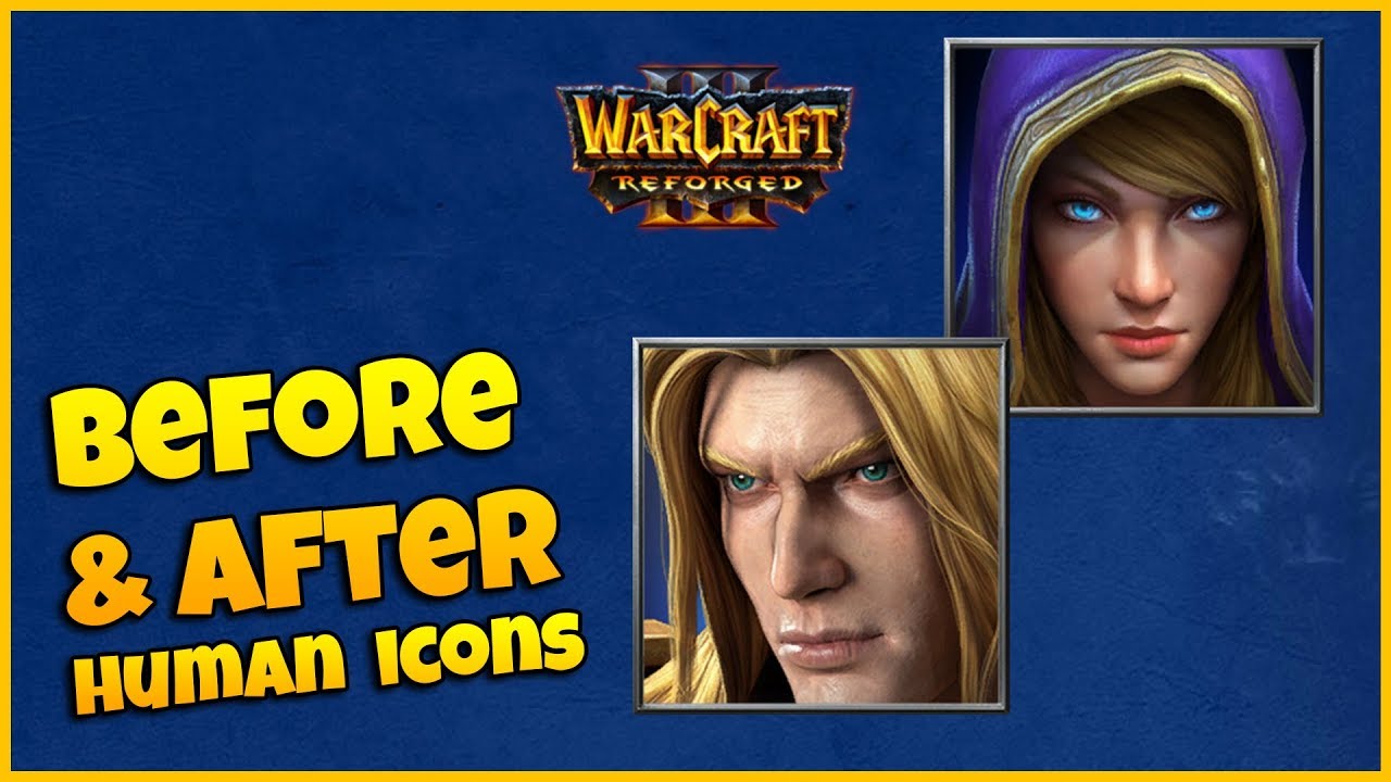 Reforged Human Icons - Side by Side Comparision | Warcraft 3 Reforged ...