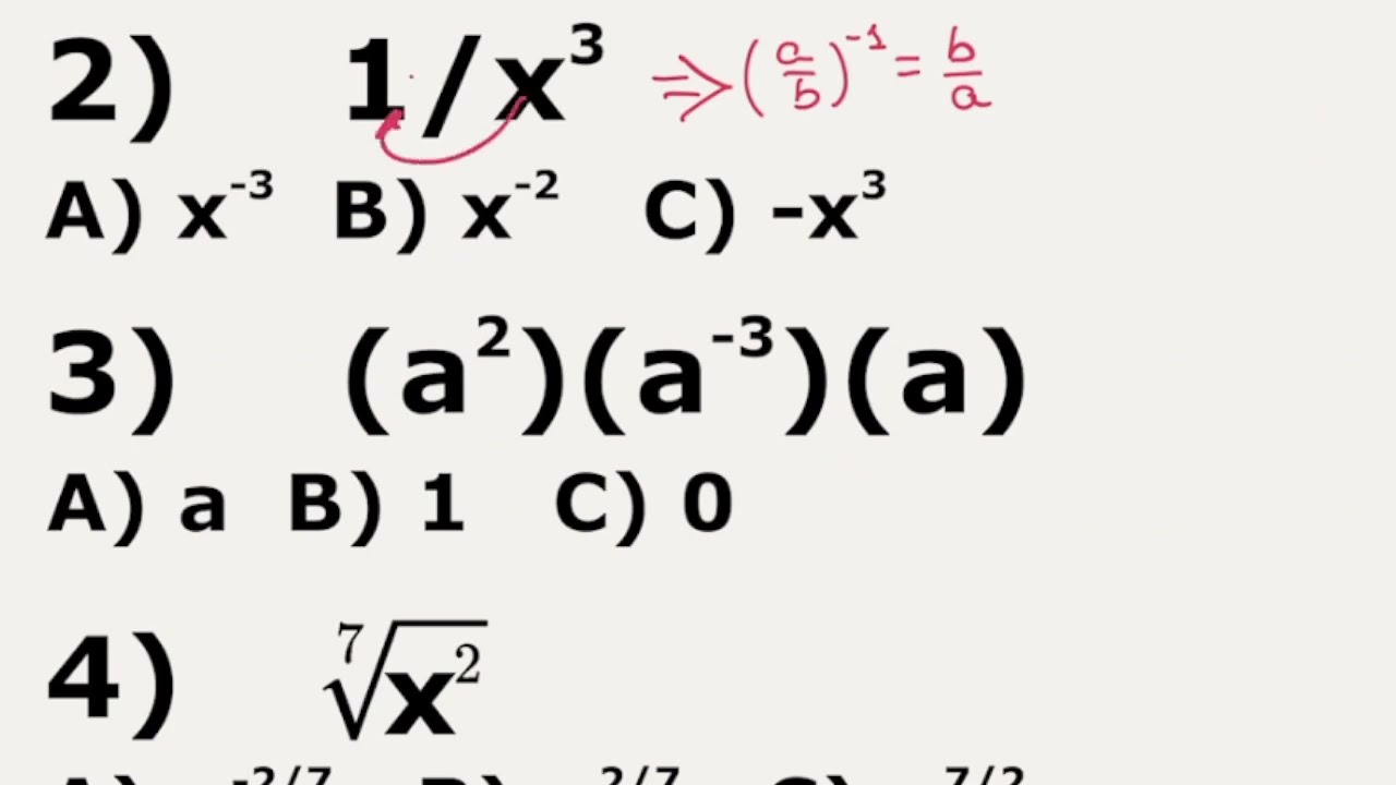 Practica de Leyres de Exponentes - YouTube