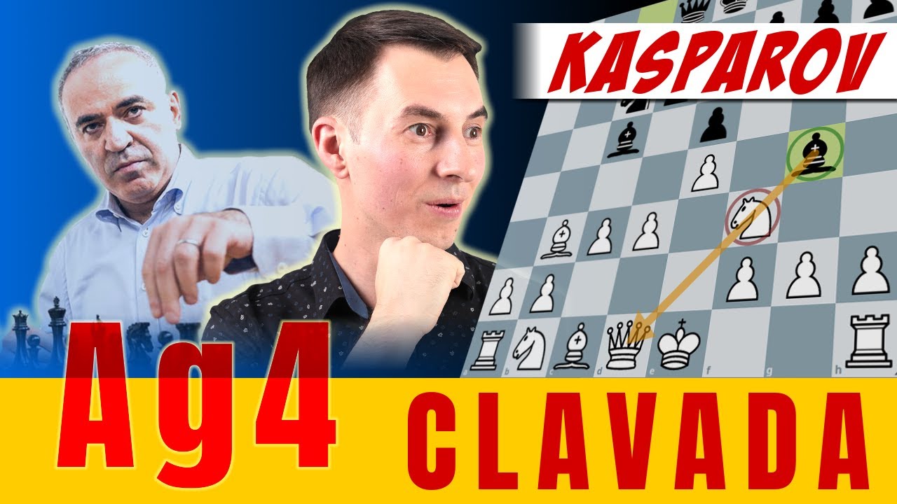 👊 ¡Cómo CASTIGA Kasparov la clavada Ag4! - YouTube