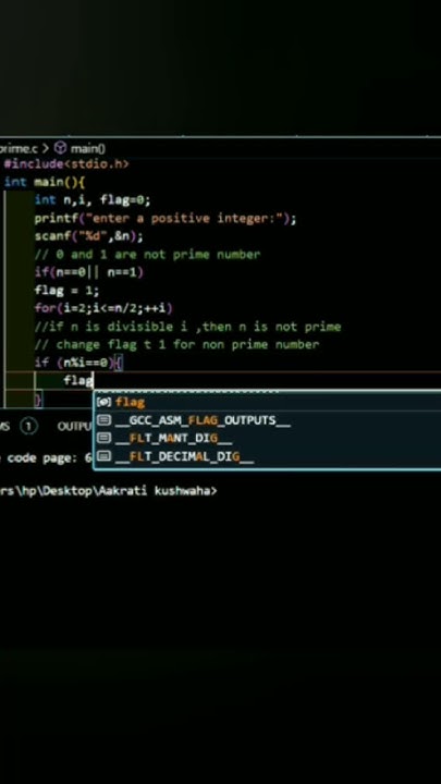 WAP to check number is prime or not in c #programming #coding #learningskills - YouTube