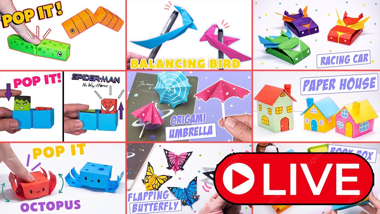 MY FUNNY ORIGAMI COLLECTION EASY ORIGAMI FOR BEGINNER - YouTube