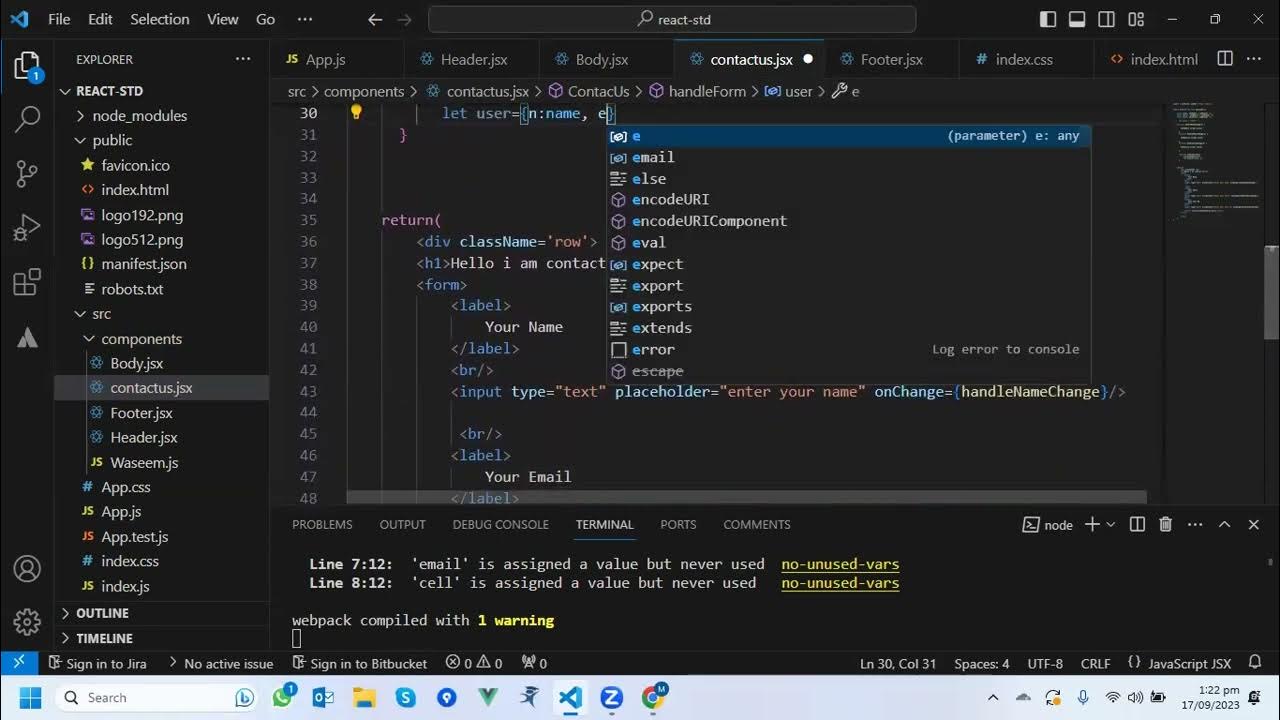 React js Lec 6 | React Forms Part 2 | WebDevelopment - YouTube