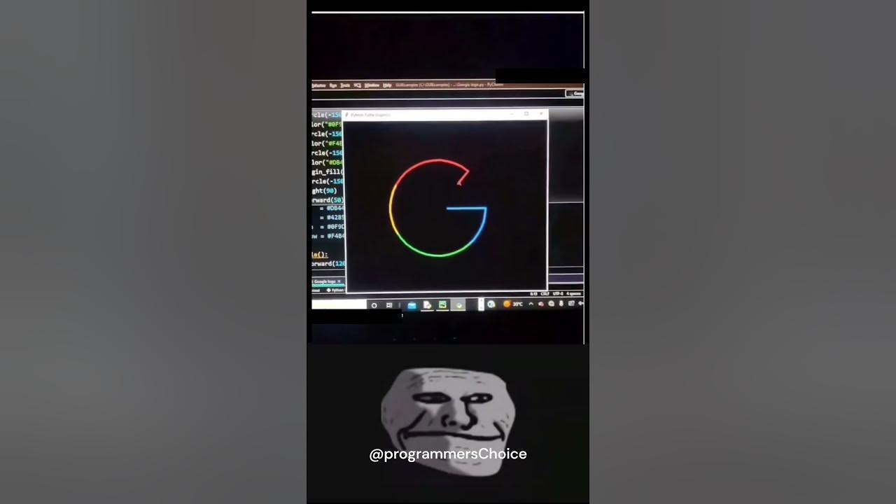 Draw Google Logo using python programming 🚀 - YouTube