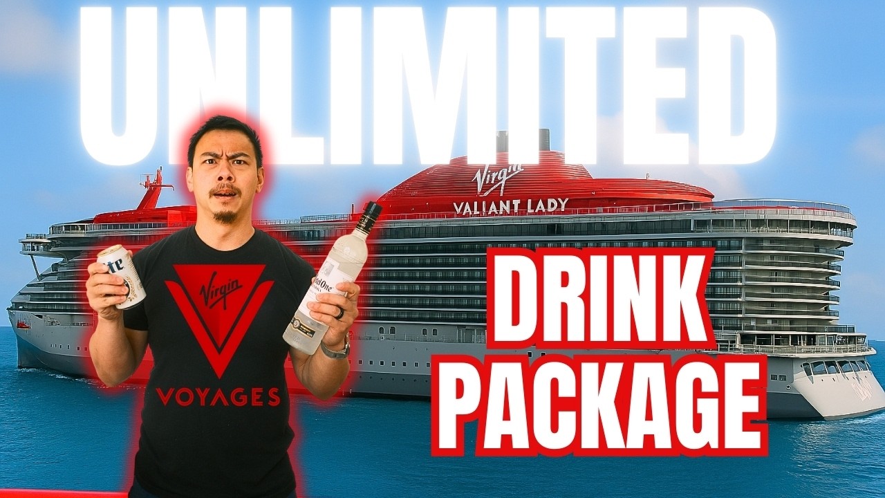 Goodbye Bar Tab? Virgin Voyages Testing Unlimited Drinks in 2025 - YouTube