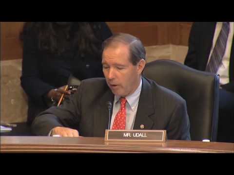 Udall Questions Larry Echo Hawk about Indian School Safety - YouTube