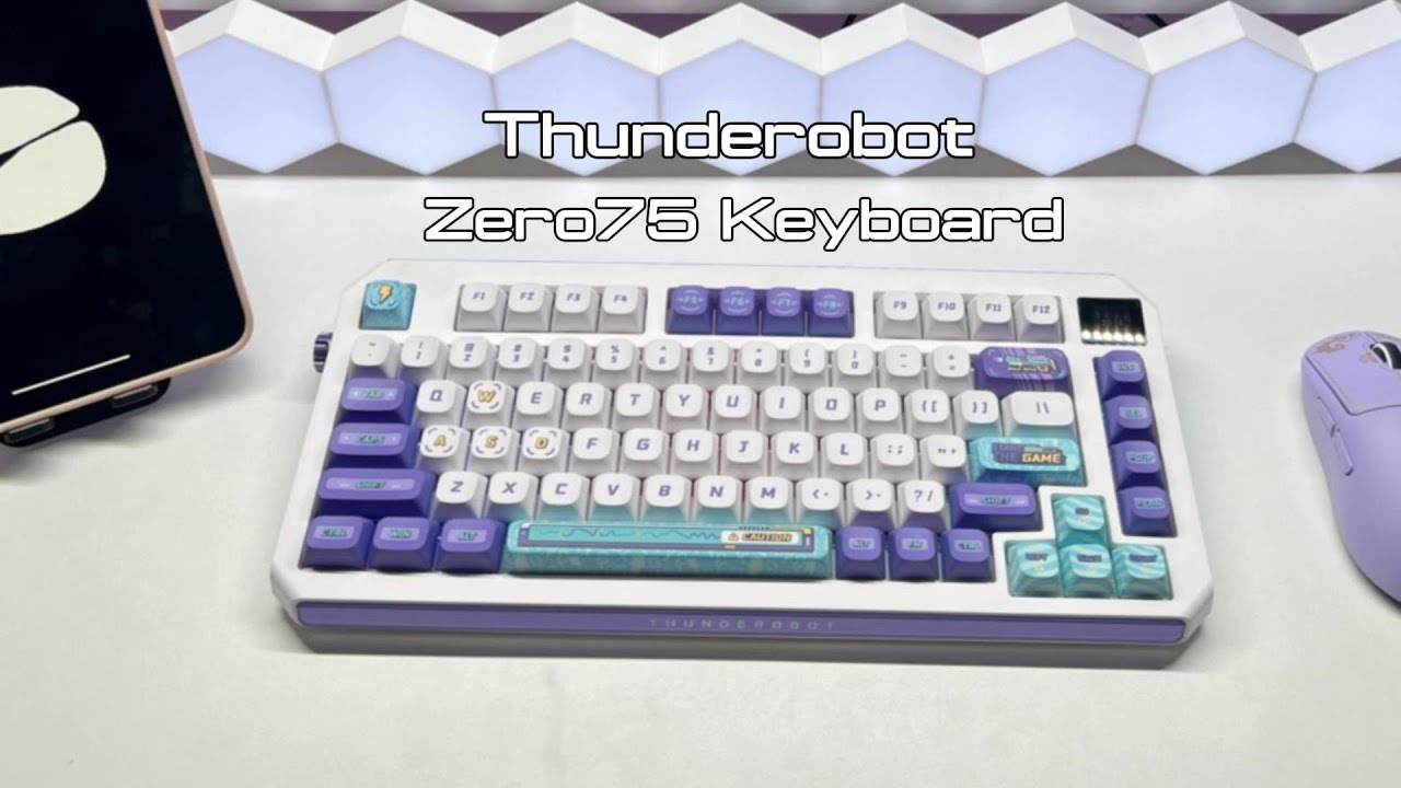 ThundeRobot Zero75 Tri-mode mechanical keyboard with a smart screen Unboxing#unboxing #keyboard ...