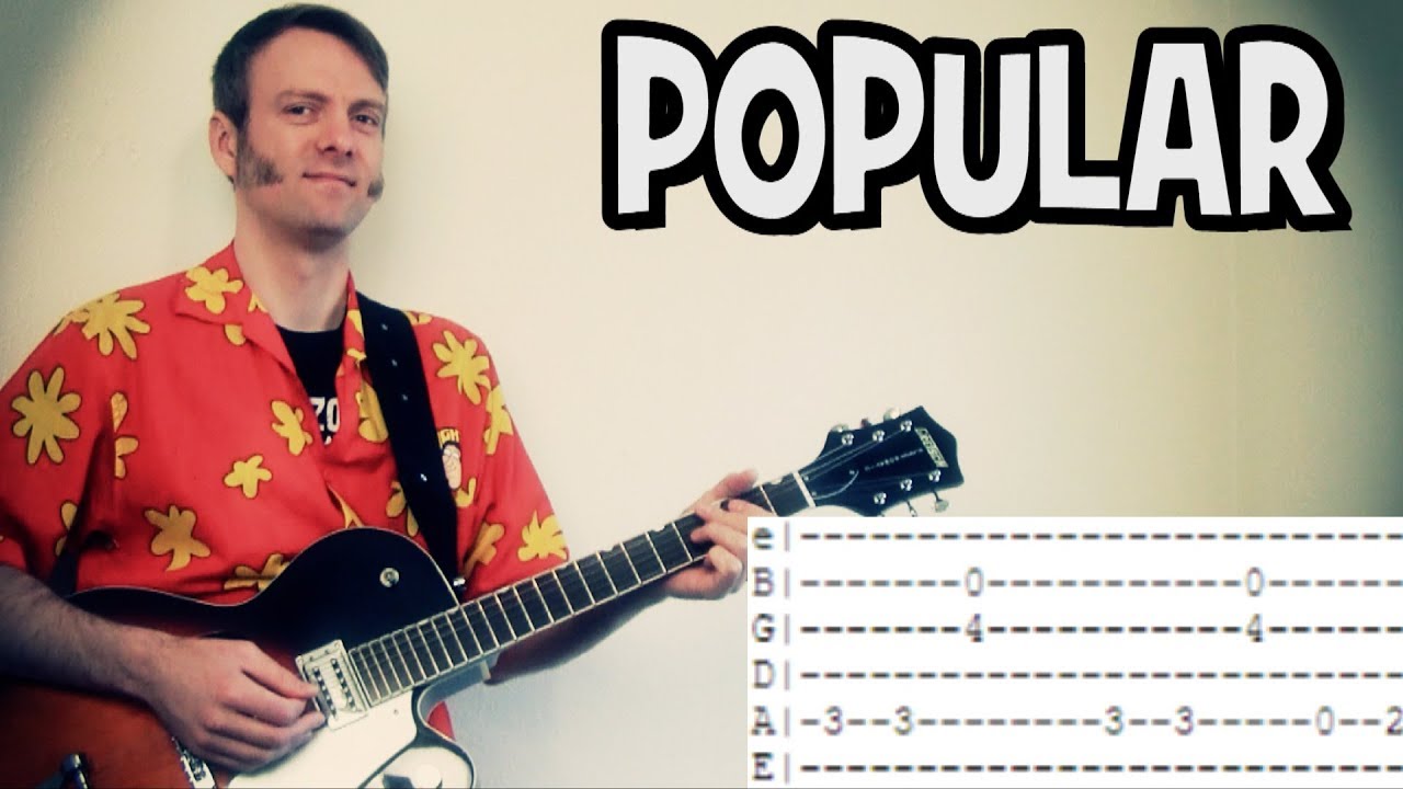 Nada Surf Popular Guitar Chords Lesson with Tab Tutorial - YouTube