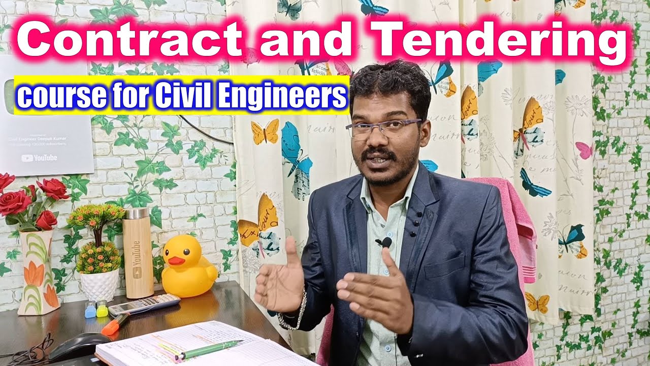 Contract and Tendering Course for Civil Engineer - YouTube