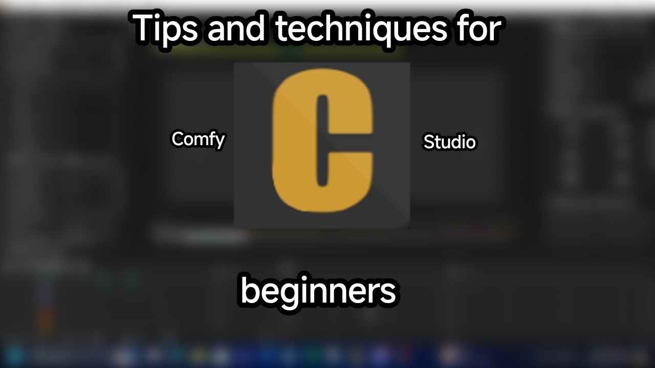 Basic tips and techniques for beginners! || Tutorial || Comfy Studio ...