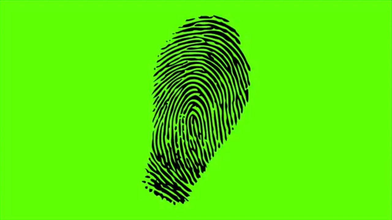 Green screen fingerprint - YouTube