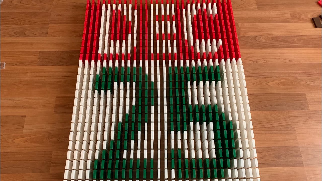 Christmas in Dominoes! - YouTube