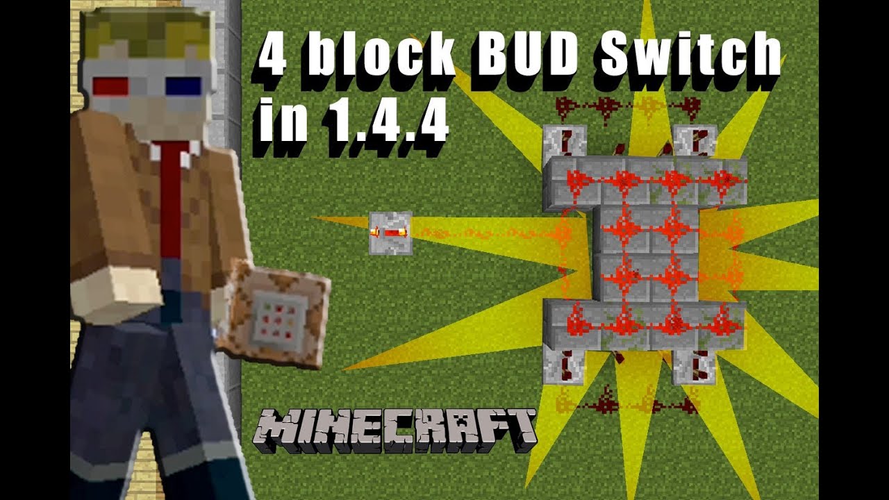 4 block BUD switch (Pistonless) & night detector in vanilla Minecraft ...