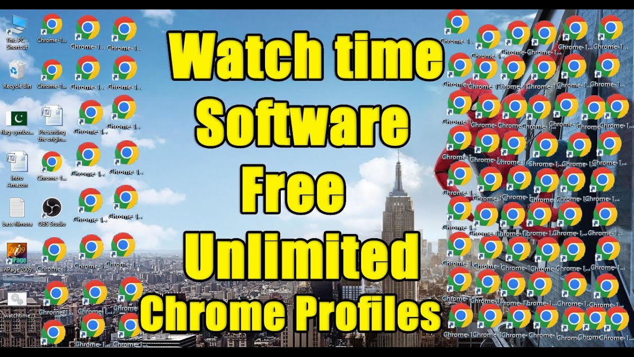 Watch Time Free Software | Watch time Complete Trick | Chrome Profiles ...