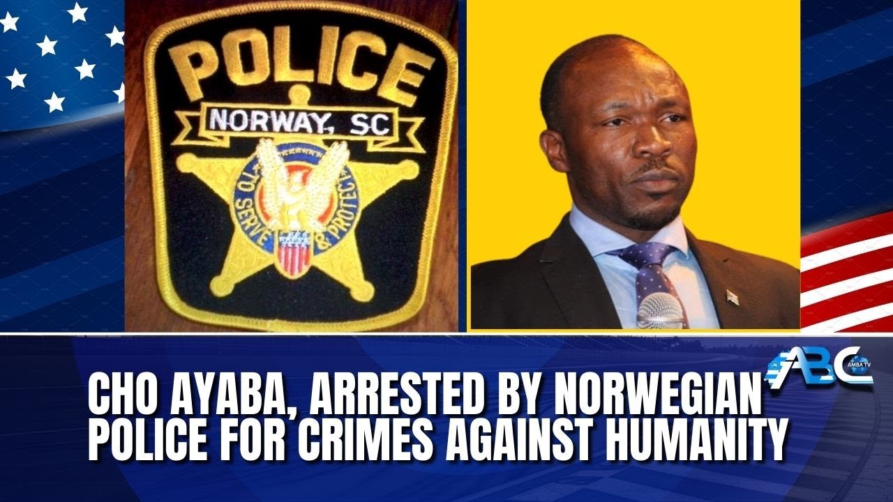 Cho Ayaba, arrested by Norwegian police for crimes against humanity ...