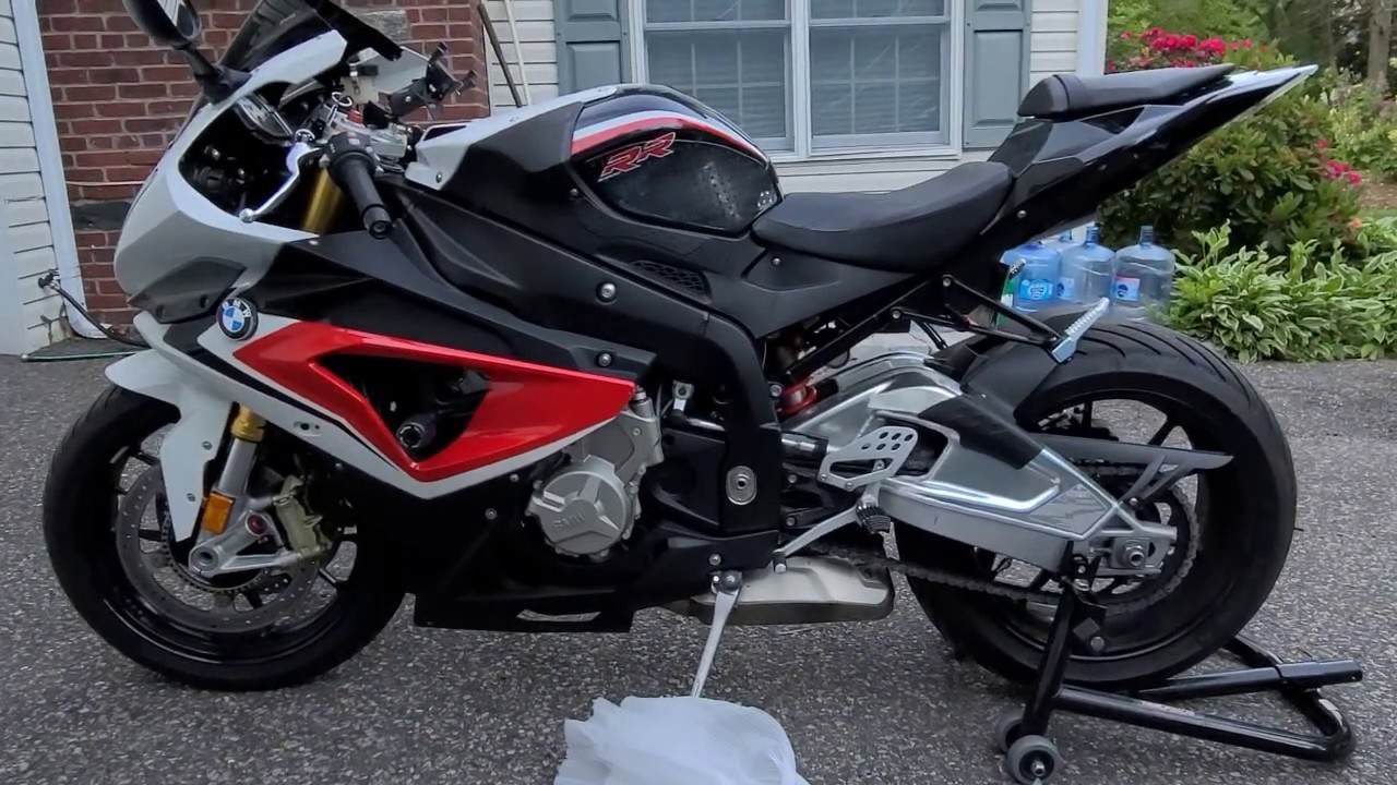 BMW S1000rr Exhaust De cat, Calatylic Converter removal and Mid pipe ...