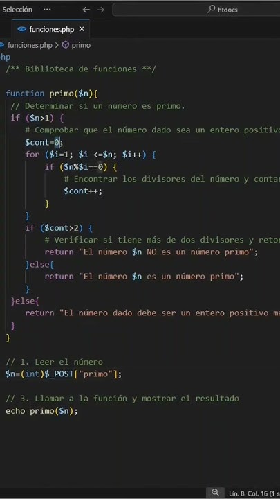 Mejorar Algoritmo del número primo en PHP. Parte 1. #php #coding #tutorial #desarrolloweb - YouTube