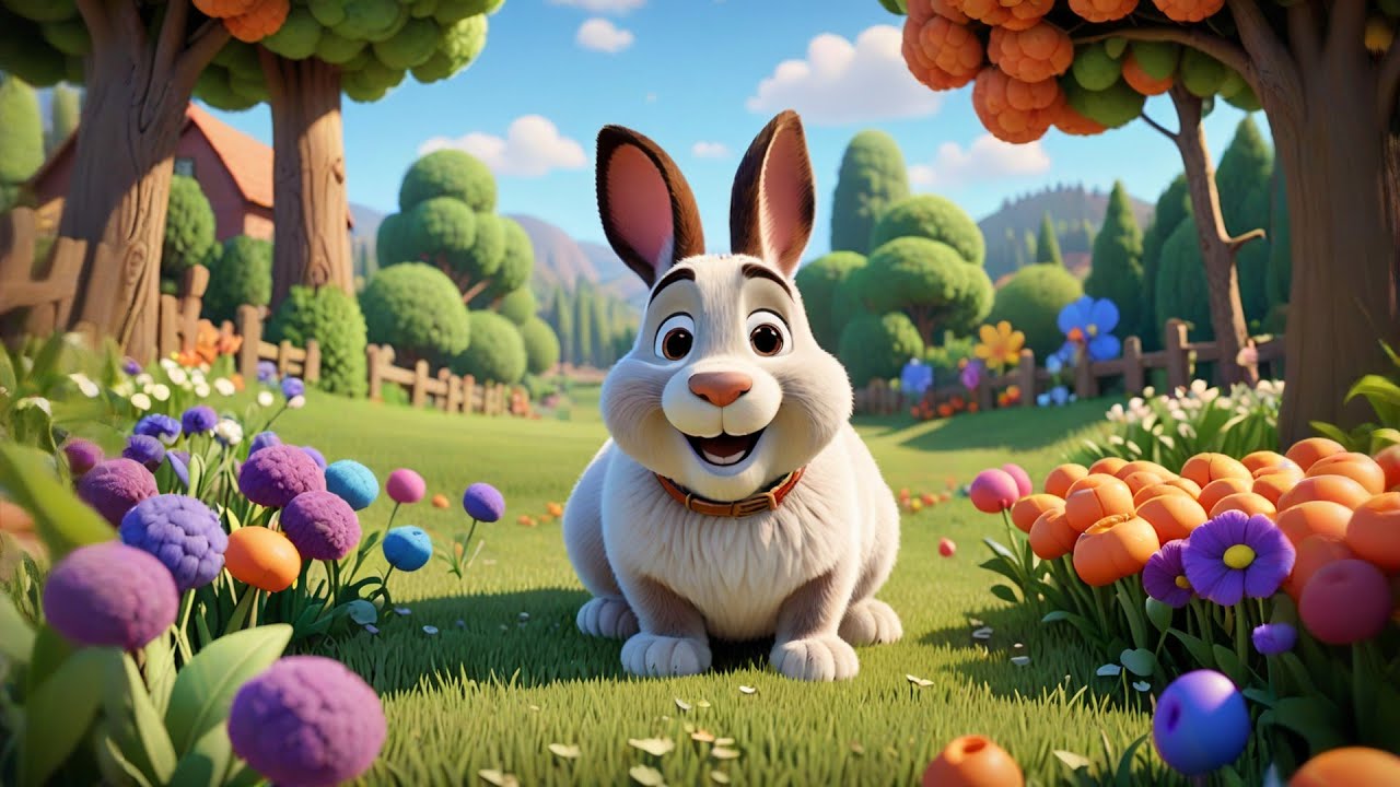 Funny Bunny Hop — Carrot Song! | Playful Kids Rhyme | Bunny Dance and ...