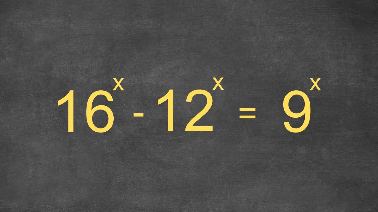 A Nice Exponent Problem | Can you solve this ? | X=? - YouTube