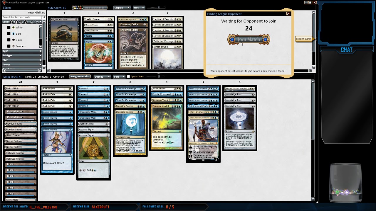[Modern] Teferi Pool w/ New Teferi - Monday Mayhem! (Short Stream ...