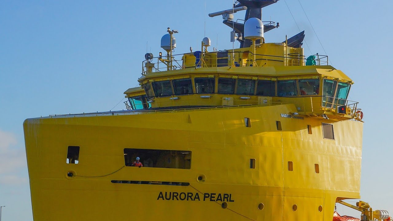 AURORA PEARL - Offshore tug/supply vessel 25/9/23 - YouTube