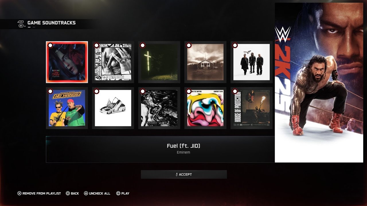 WWE 2K25 - Official Soundtrack (Full Song List Preview!) - YouTube