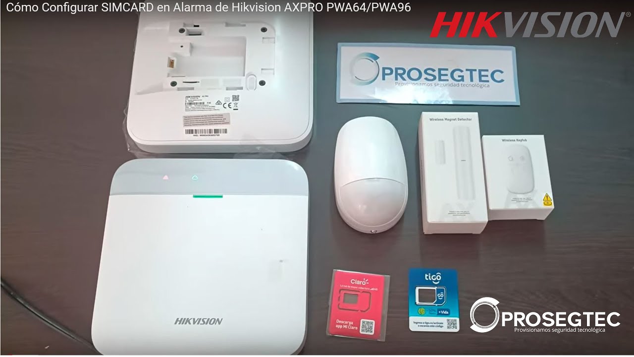 Cómo Configurar SIMCARD en Alarma de Hikvision AXPRO PWA64/PWA96 - YouTube